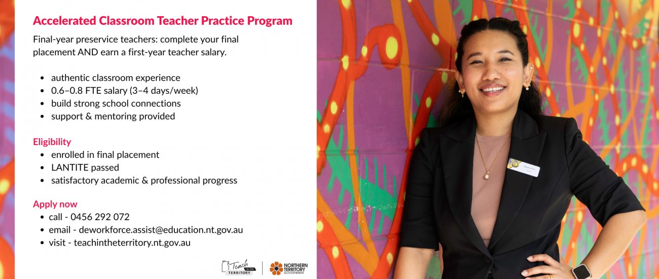 Accelerated Classroom Teacher Practice Program | Study NT